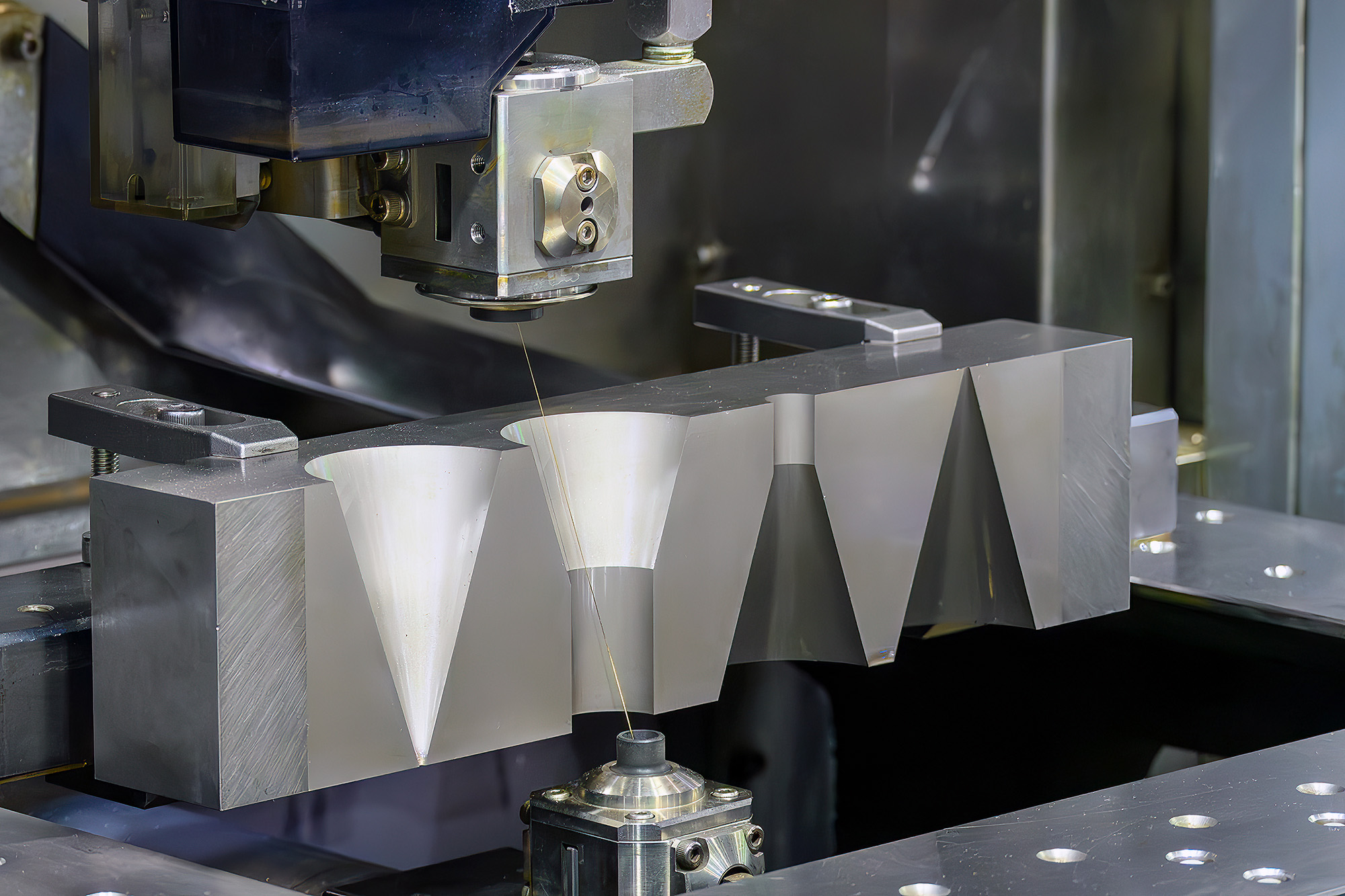 High-Precision Wire EDM for Complex Conductive Materials